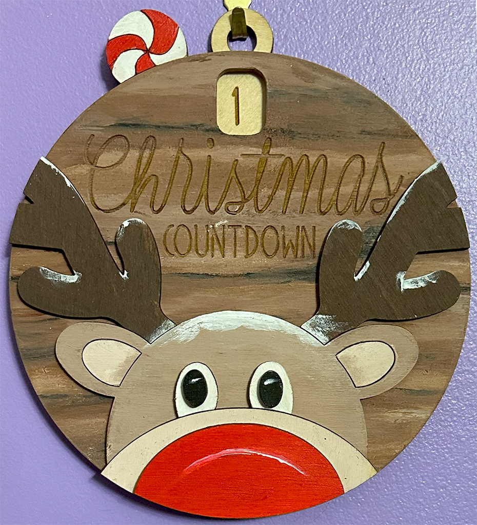 Rudolph Countdown to Christmas Wall Ornament – Prince and Lady ...